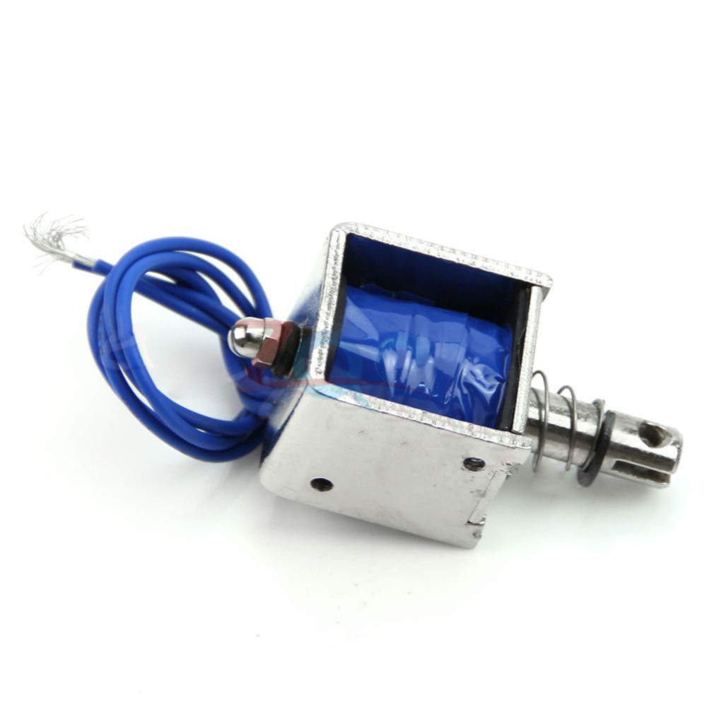 SOLENOIDE ELECTROMAGNÉTICA 12VDC 2A 10MM TIPO PULL/PUSH JF-0826B ...