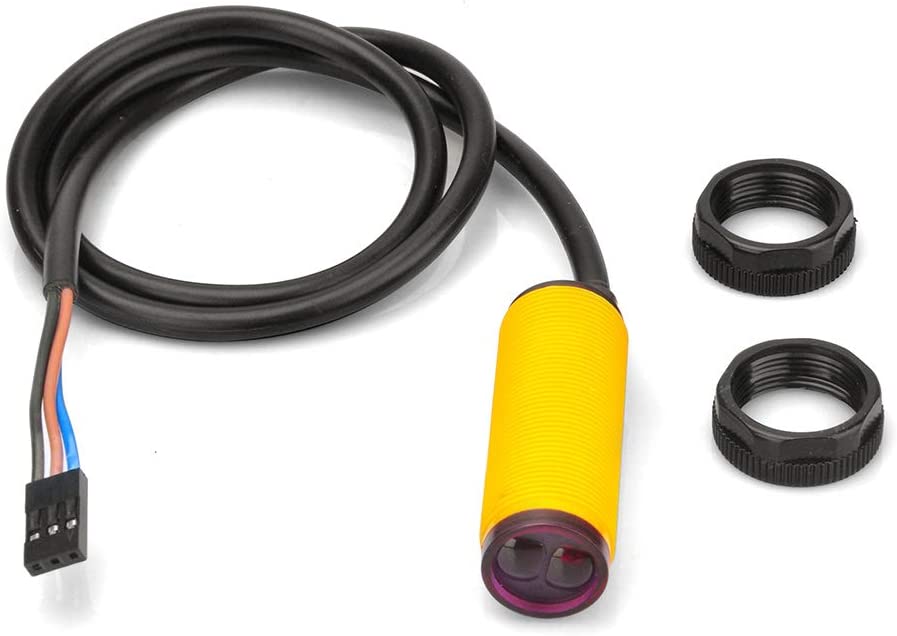 SENSOR AJUSTABLE TIPO SWITCH E18-D80NK 3-80CM INFRARROJO DE PROXIMIDAD - Electrostore