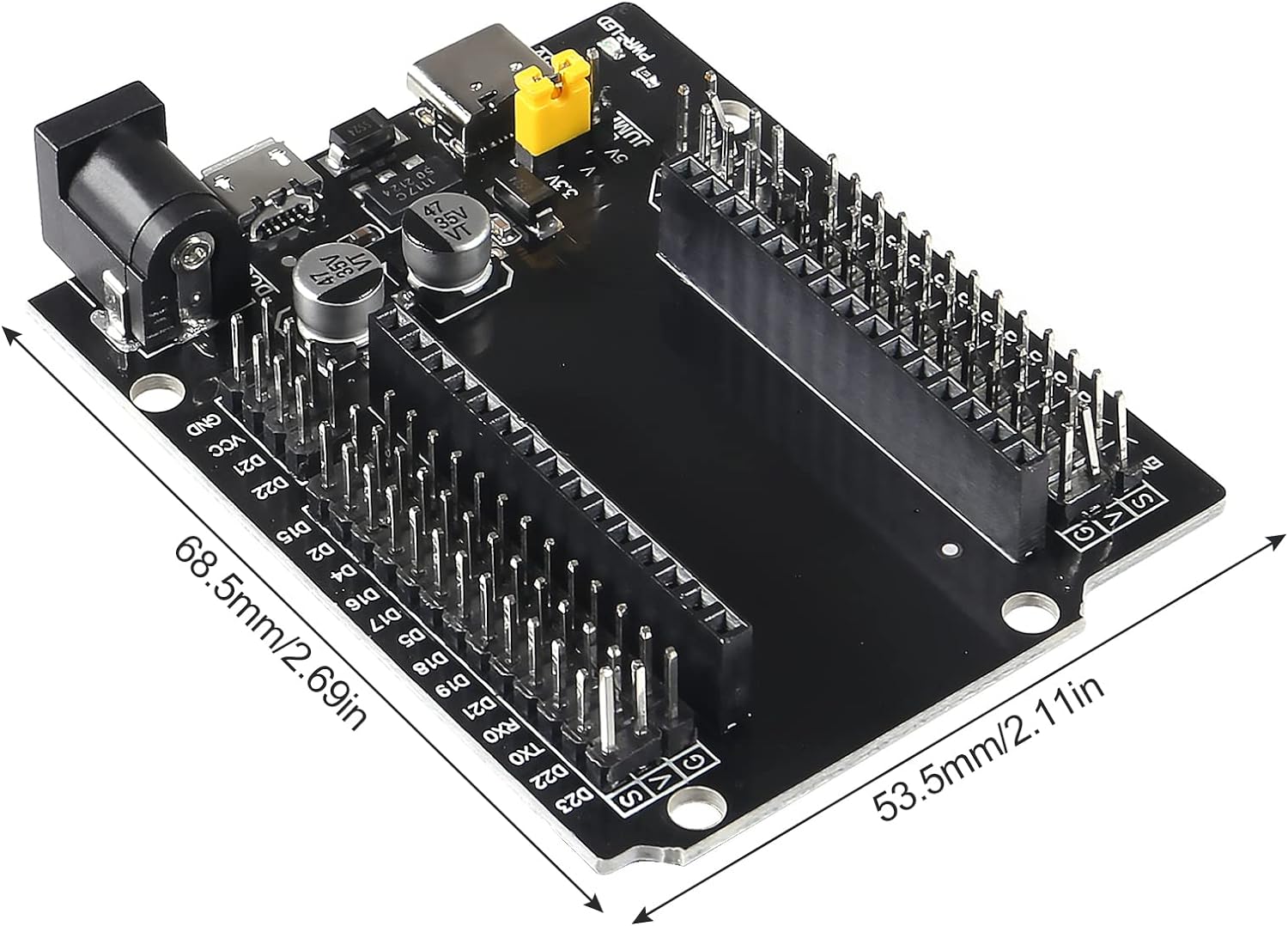 MÓDULO SHIELD BASE PARA ESP32 30 PINES IO EXPANSION - Electrostore