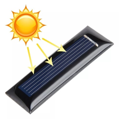 MINI PANEL SOLAR 0,5V 100MA 53*18MM - Electrostore