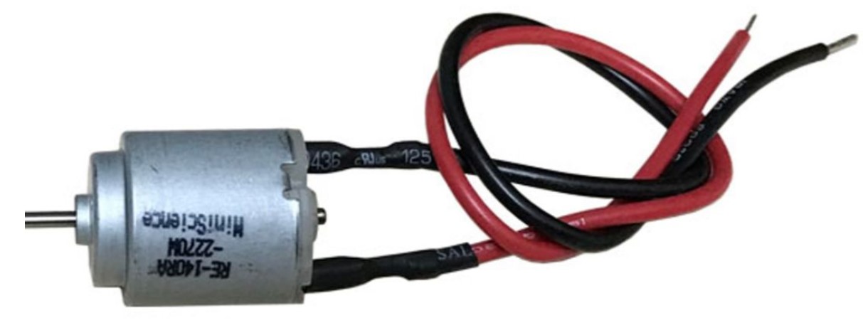 MOTOR DC 140 SIN CAJA REDUCTORA CON CABLES SOLDADOS - Electrostore