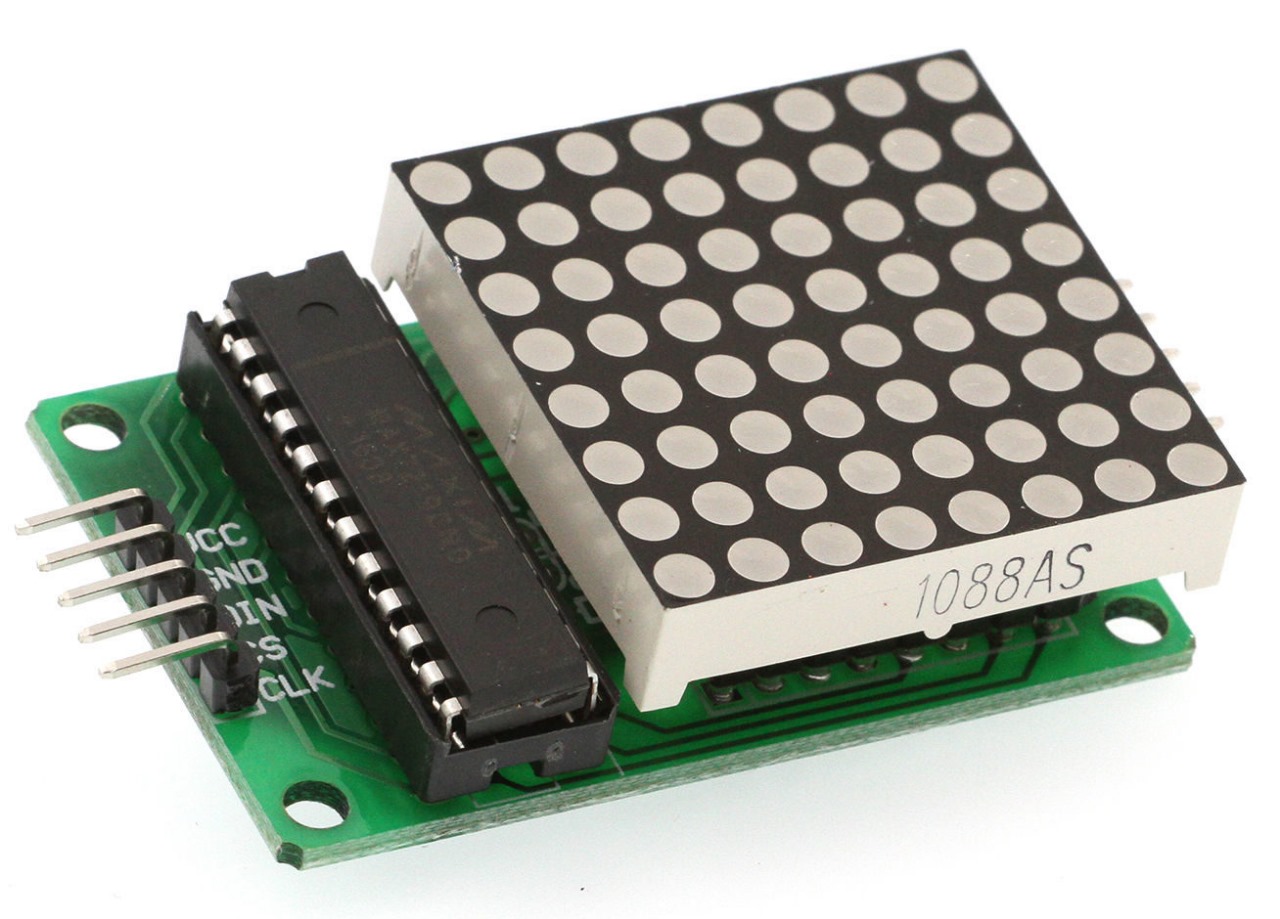 MATRIZ DE LEDS MÓDULO MCU LED 8*8 MAX7219 - Electrostore